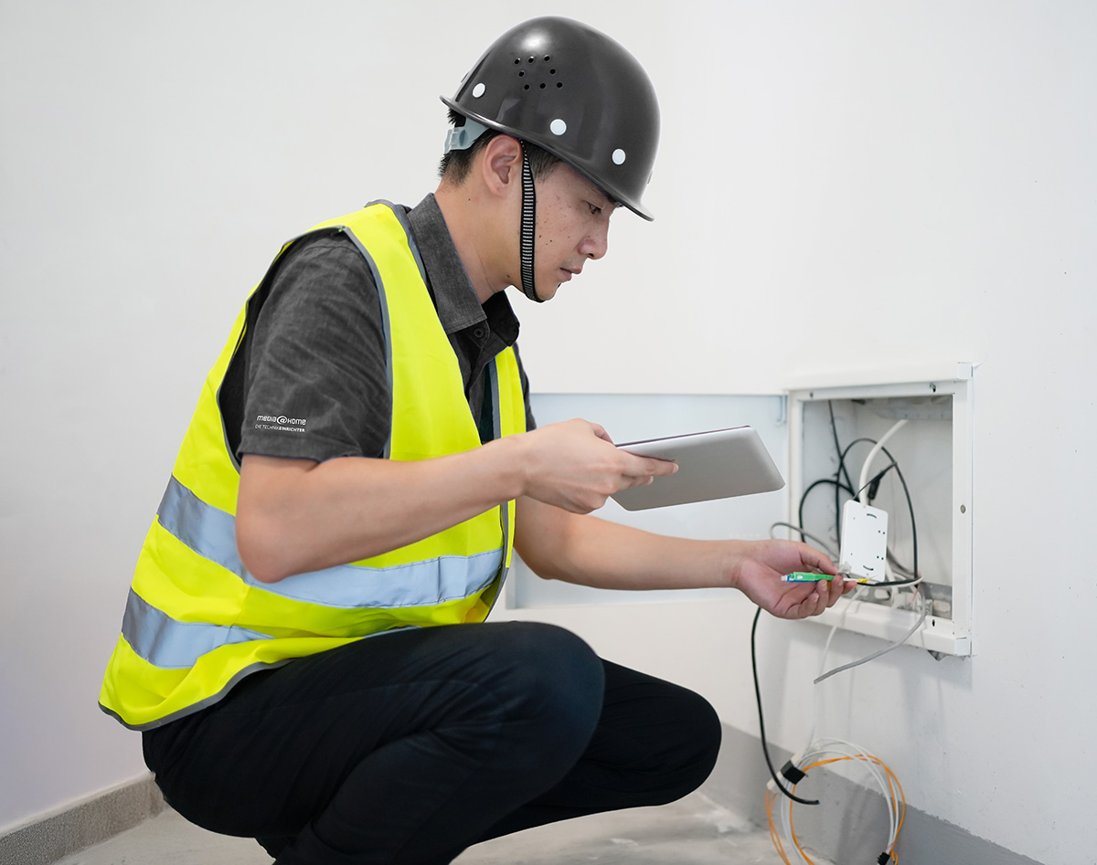 Glasfaser-Inhouse-Verkabelung