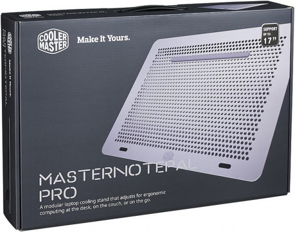 Cooler Master NotePal MasterPal Pro Notebook Kuhler sandgestrahltes Aluminium EURONICS