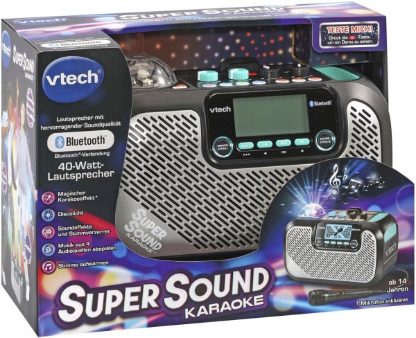 VTech Super Sound Karaoke Bluetooth-Lautsprecher | EURONICS