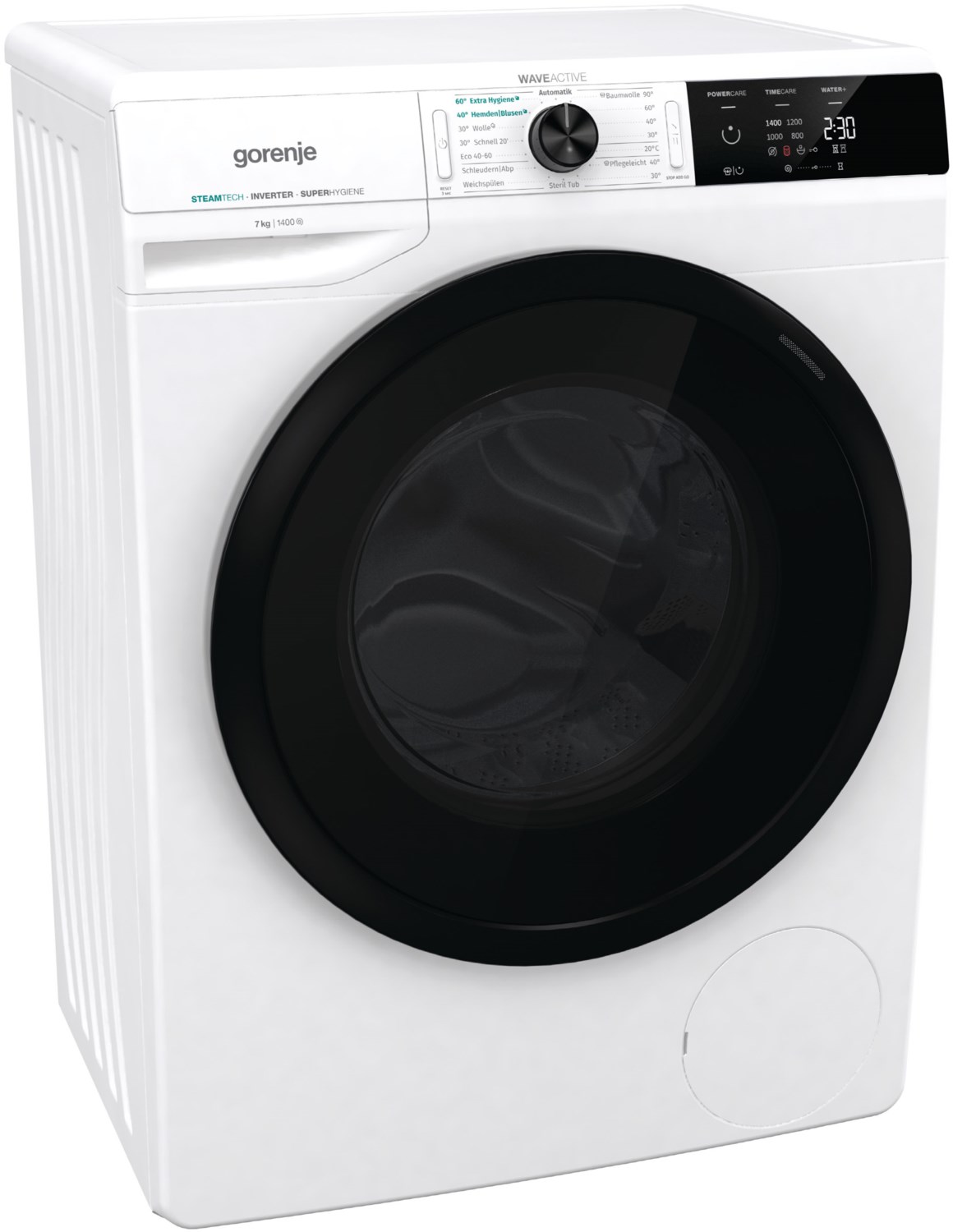Gorenje WFHEI74SBDPS Stand-Waschmaschine-Frontlader weiß, 7 kg, 1400 U ...
