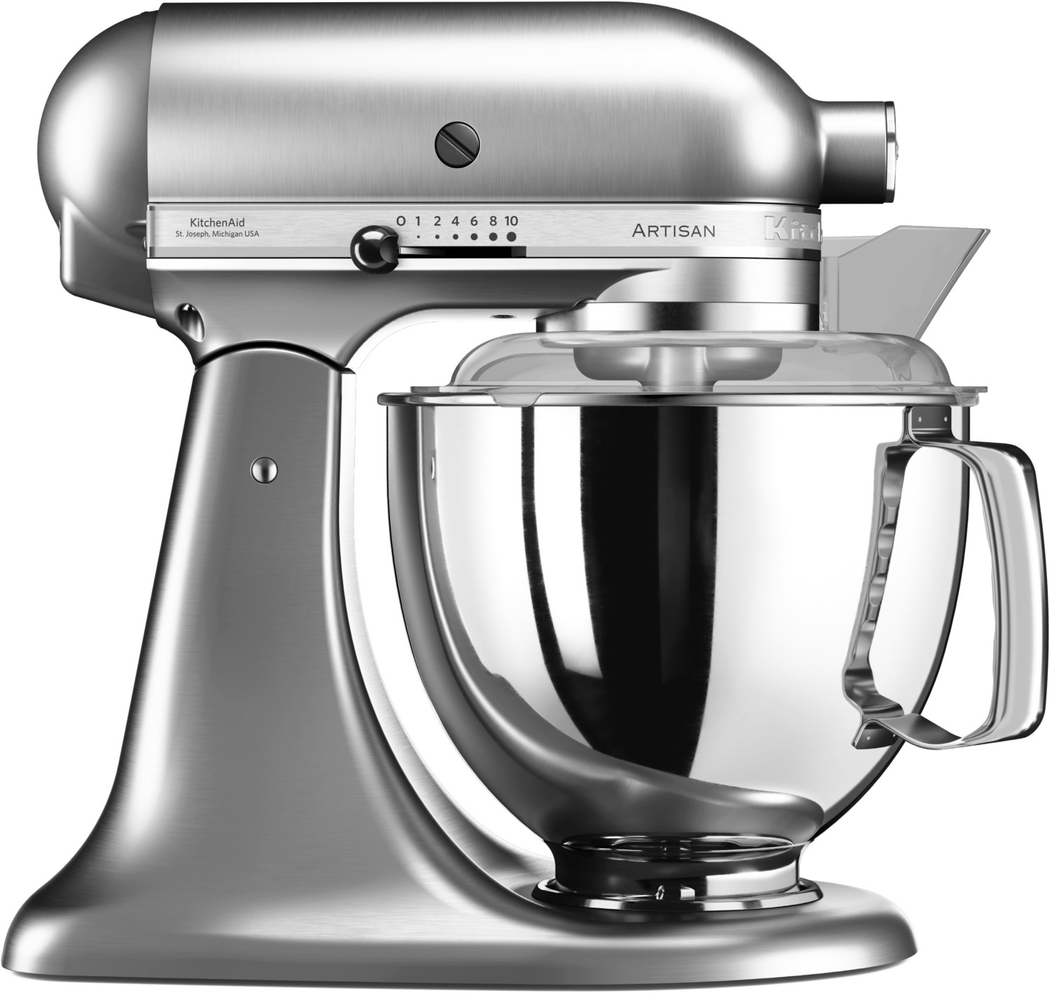 KitchenAid 5KSM175PSENK Artisan Küchenmaschine gebürstetes Metall ...