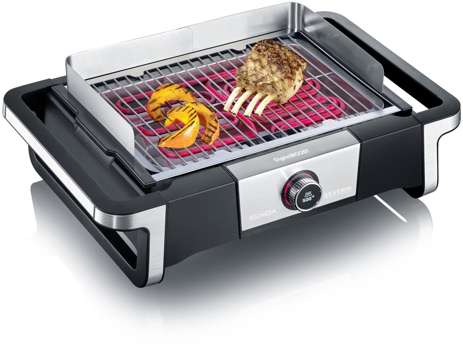 SEVERIN PG 8118 SENOA Digital Boost S Party-/Barbequegrill schwarz ...