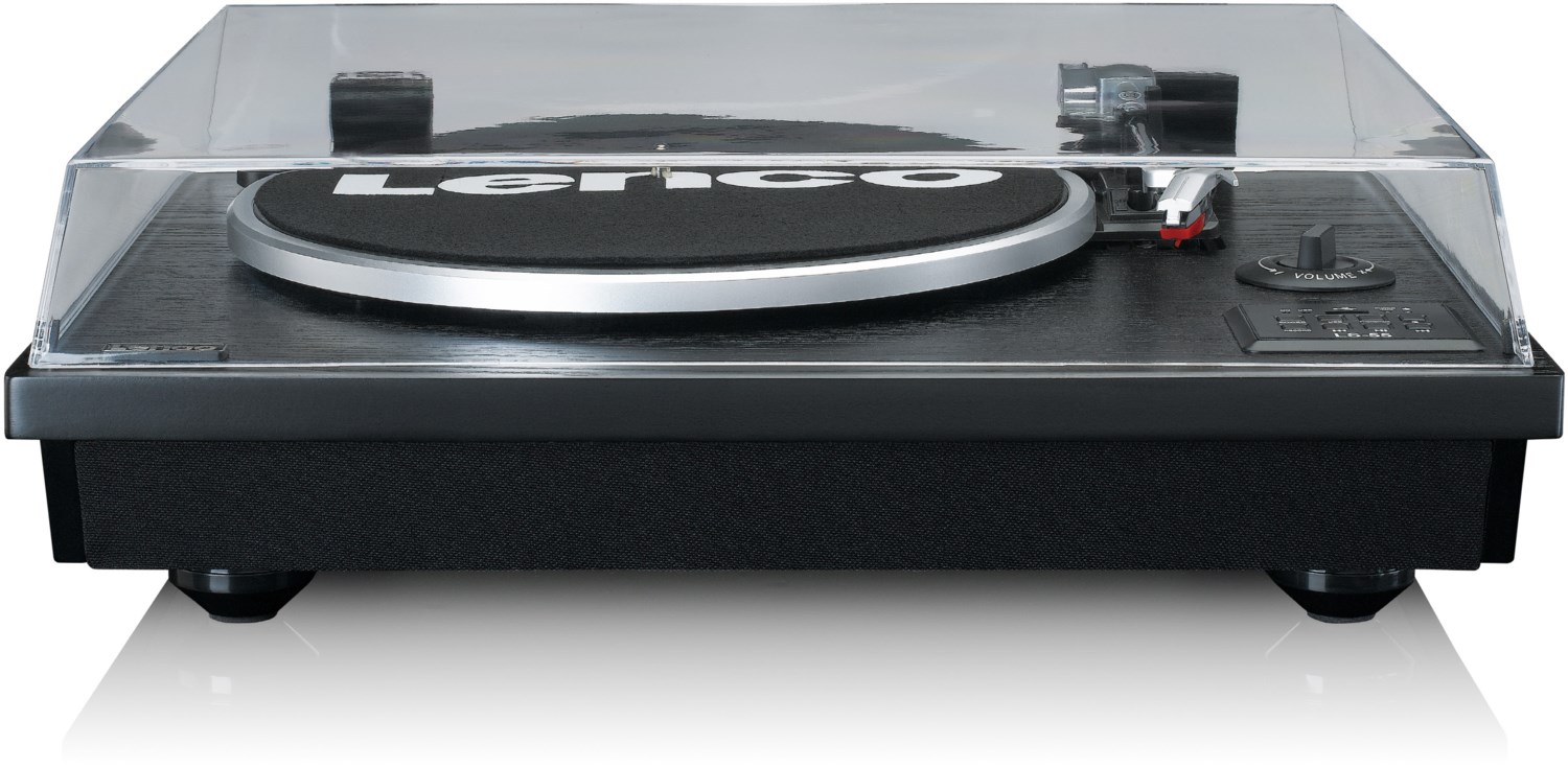 Lenco LS-55 Plattenspieler mit Bluetooth & USB schwarz | EURONICS