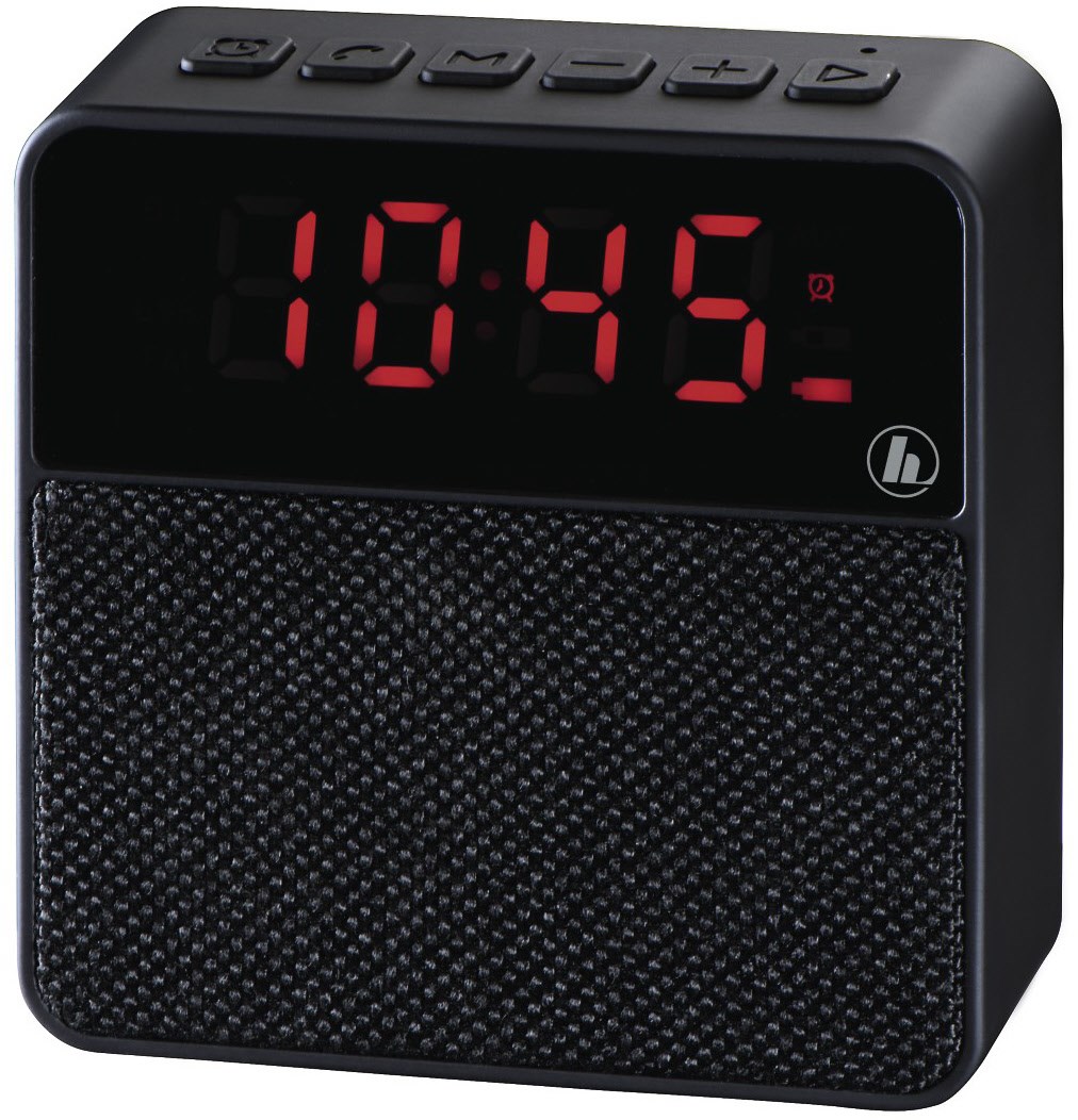 Hama Pocket Clock Multimedia-Lautsprecher Bluetooth schwarz | EURONICS