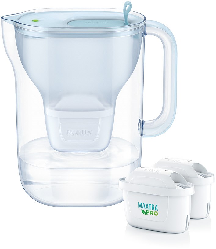 BRITA Style eco Wasserfilter inkl.2 MAXTRA PRO A-I-1 gletscherblau ...