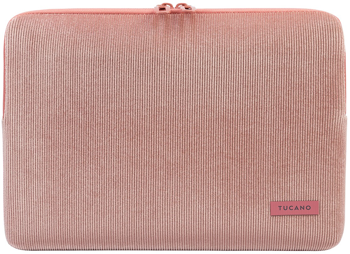 Tucano Velluto Sleeve für Notebook 12" / MacBook 13" rosa | EURONICS