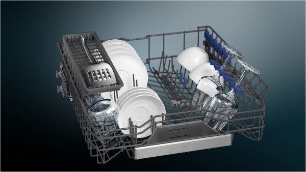 Siemens SN53ES01BD Teilintegrierter Einbau-Geschirrspüler 60 cm ...