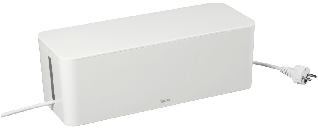 Hama Kabelbox Maxi für Steckdosenleiste weiss | EURONICS