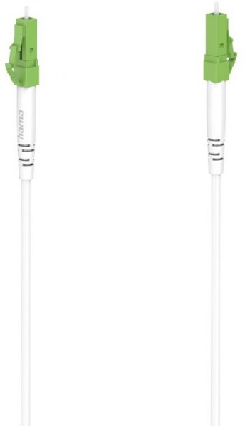 Hama Glasfaser-Netzwerkkabel (5m) LC/APC-Stecker>LC/APC-Stecker weiß ...