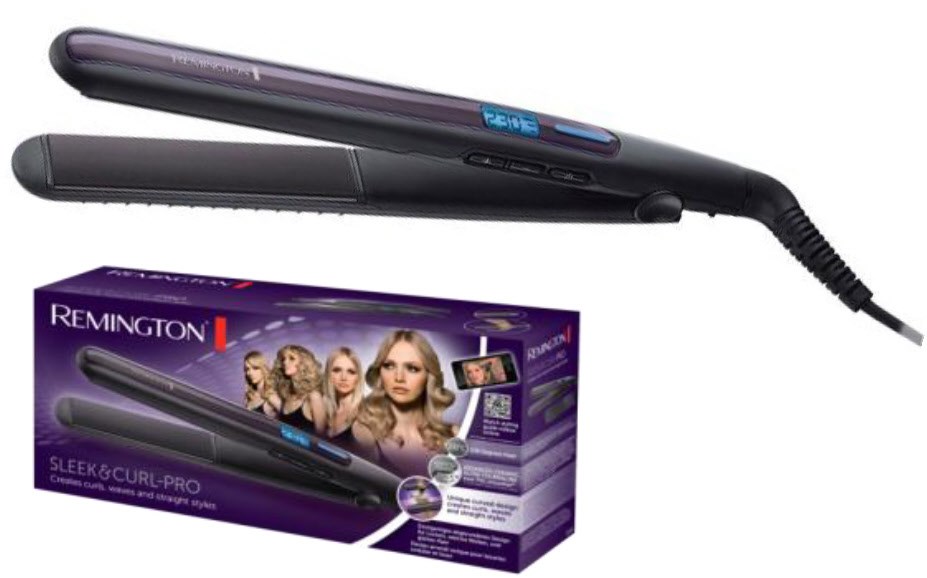 Remington S6506 Pro-Sleek & Curl Haarglätter schwarz | EURONICS