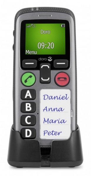 Doro Secure 580 IUP Seniorenhandy silber/schwarz | EURONICS