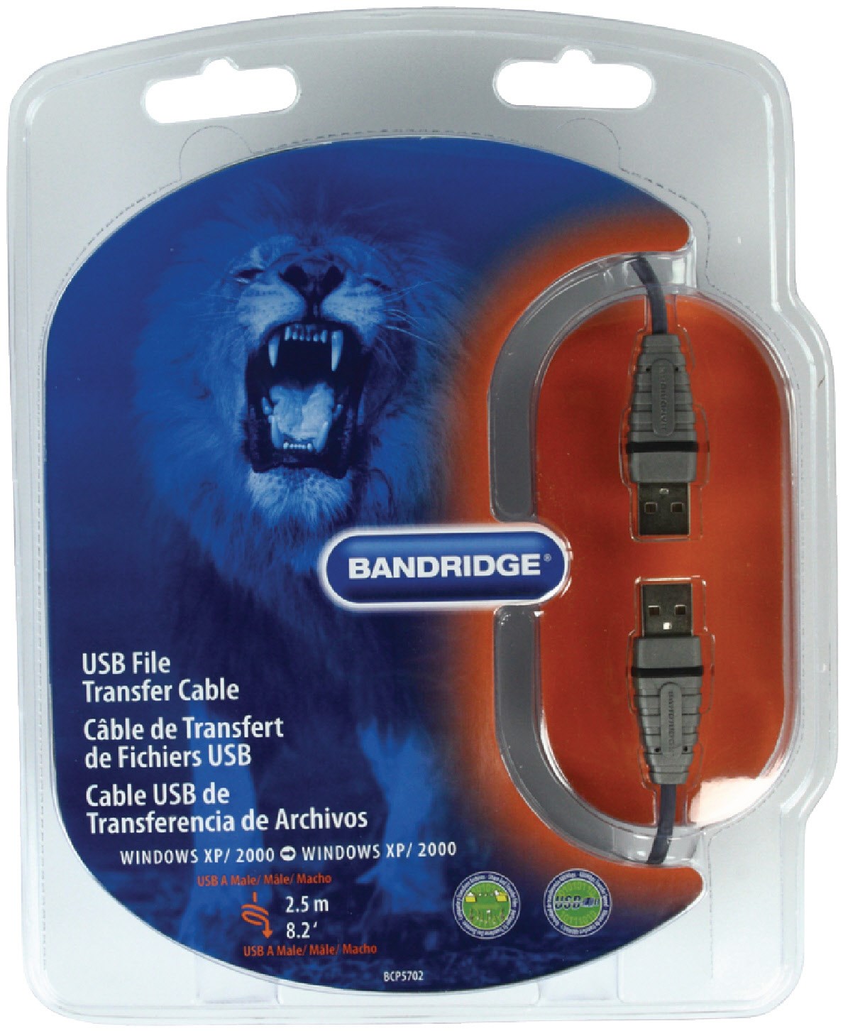 Bandridge BCP5702 USB-Kabel (2,5m) | EURONICS