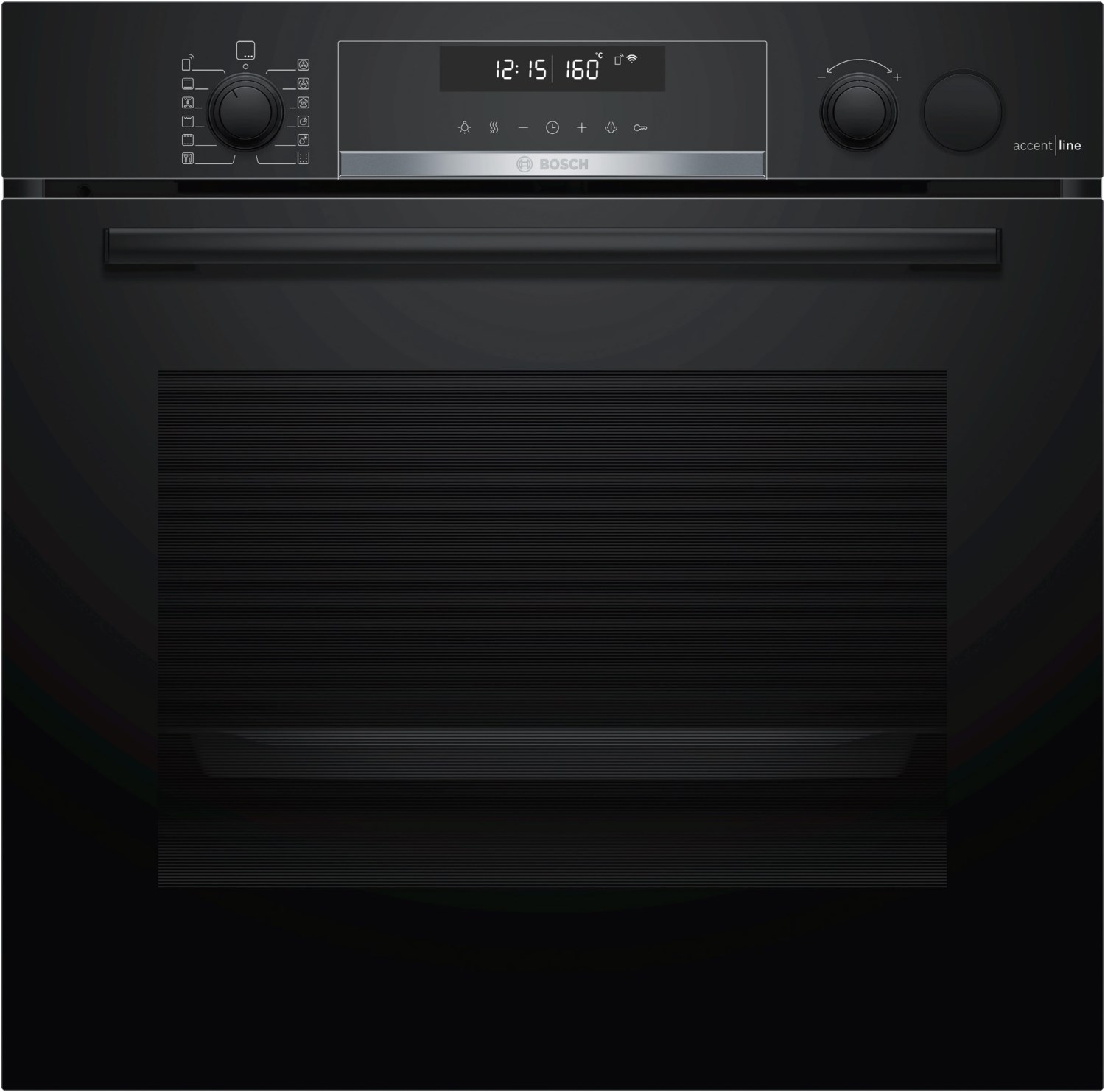 Bosch HRG4385B6 Einbaubackofen vulkan schwarz | EURONICS