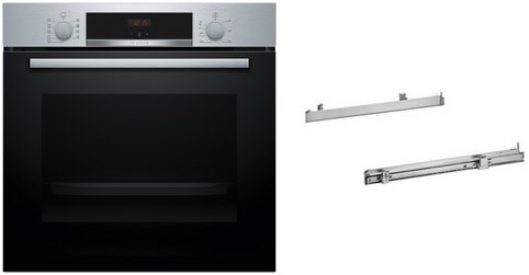 Bosch HBD514GH Einbaubackofen bestehend aus HBA514BS3 + HEZ538000 ...