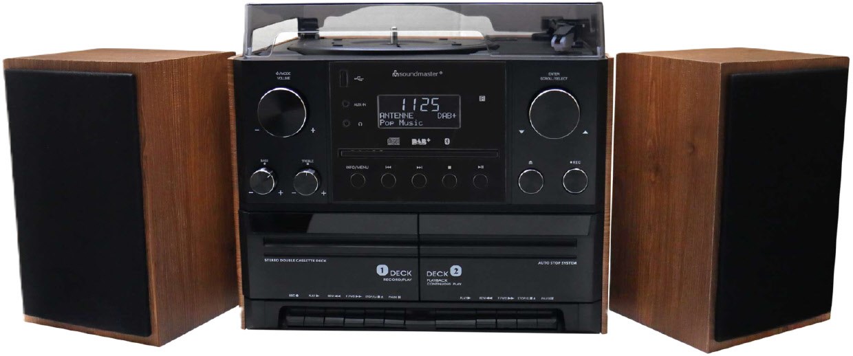 soundmaster MCD5600SBR Hifi-System holz braun | EURONICS