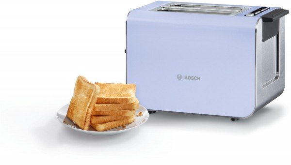 Bosch TAT8619 Kompakt-Toaster french lilac/ black grey | EURONICS