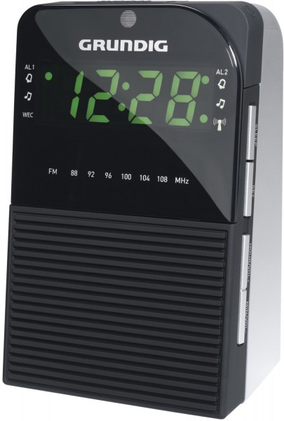 Grundig Sono-Clock 790 DCF Uhrenradio silber | EURONICS