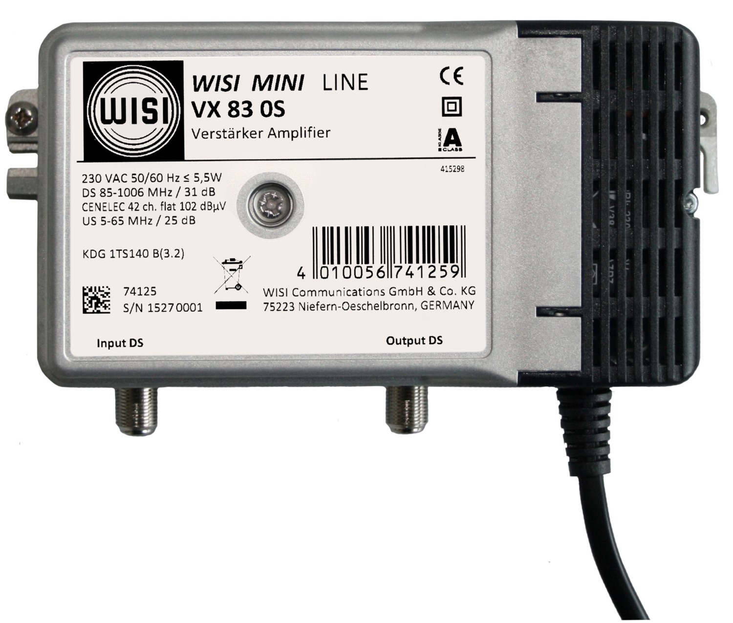 WISI VX 83 0S Hausanschlussverstärker | EURONICS