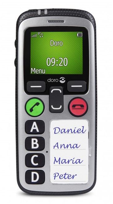 Doro Secure 580 IUP Seniorenhandy silber/schwarz | EURONICS