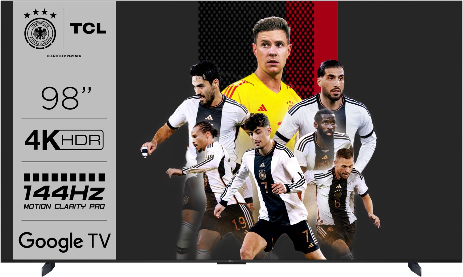 TCL 98P749 248 cm (98") LCD-TV mit LED-Technik titanium | EURONICS