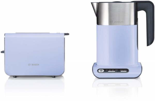Bosch TAT8619 Kompakt-Toaster french lilac/ black grey | EURONICS