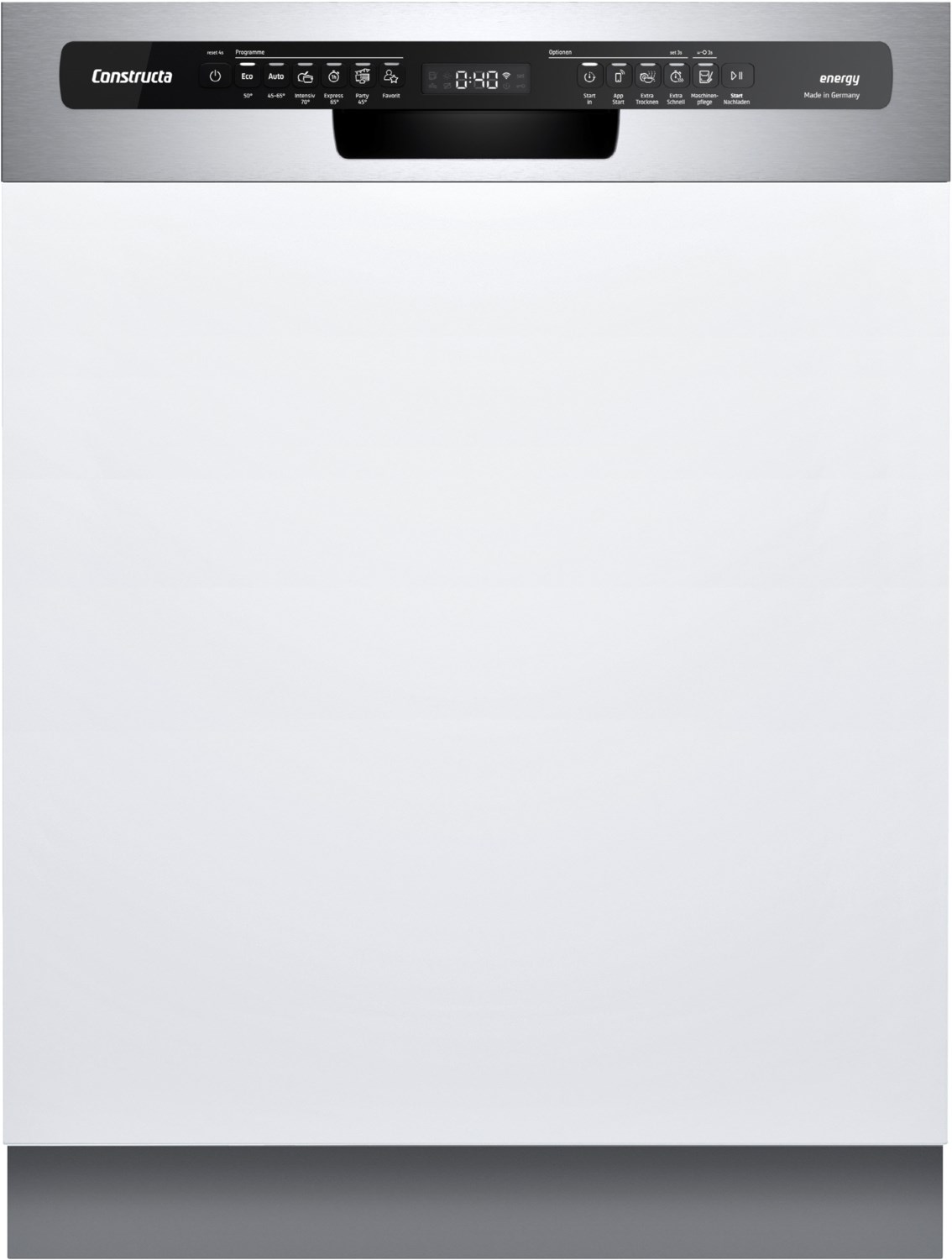 Constructa CG6IS00HCD teilintegrierbarer 60 cm Geschirrspüler edelstahl | EURONICS