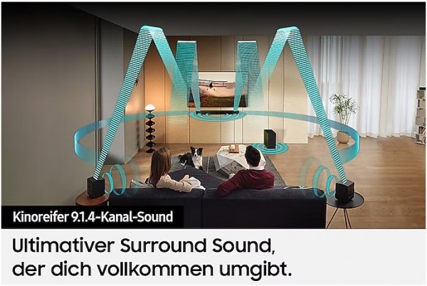 Samsung HW-Q935GD Soundbar + Subwoofer + Surround titanschwarz | EURONICS