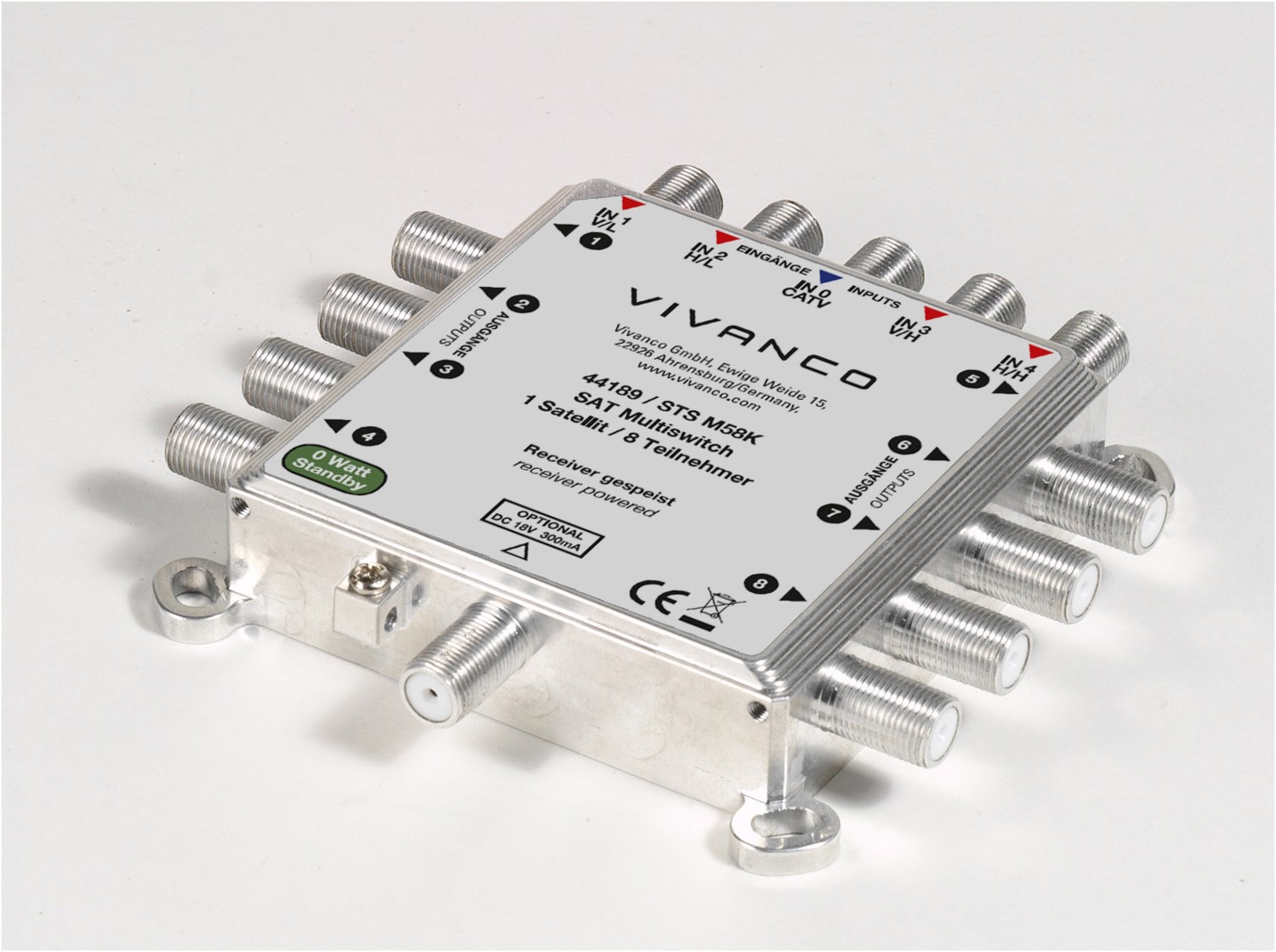 Vivanco STS M58K SAT Multischalter 5/8 | EURONICS