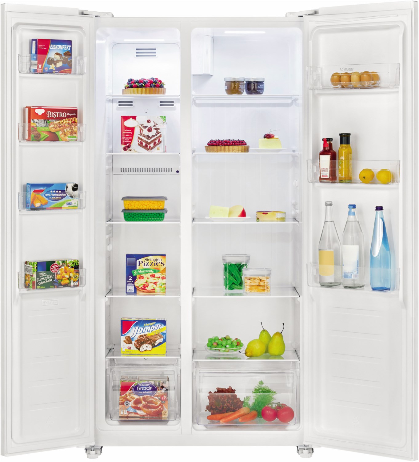 BOMANN SBS 7344 Side by Side weiß | EURONICS