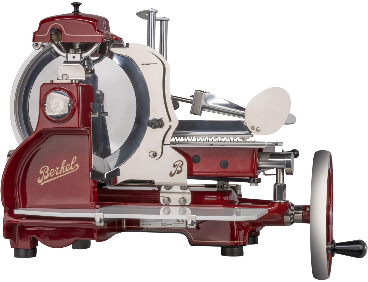 Berkel Volano B3 Aufschnittmaschine rot/gold | EURONICS