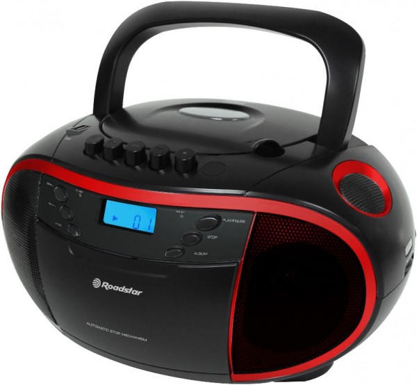 Roadstar RCR-3750 UMP Radio-Rekorder mit CD + Kassette rot | EURONICS