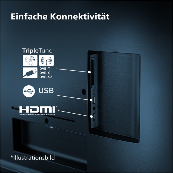 Philips 40PFS6009/12 99 cm (40") LCD-TV mit LED-Technik mattschwarz ...