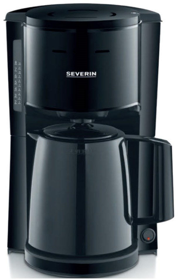 SEVERIN KA9306 Kaffeeautomat mit Thermokanne schwarz | EURONICS