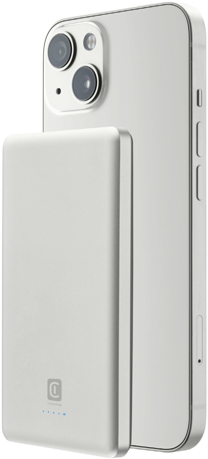Cellular Line MagSafe Wireless Lite (5.000mAh) Powerbank weiss | EURONICS