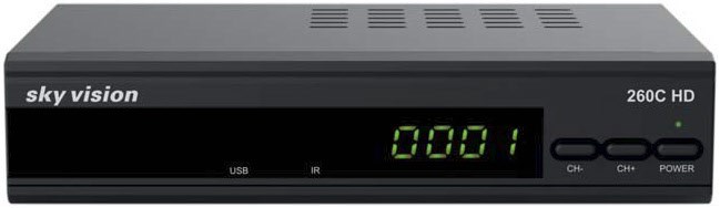 Sky Vision 260 C-HD HDTV-Kabelreceiver schwarz | EURONICS