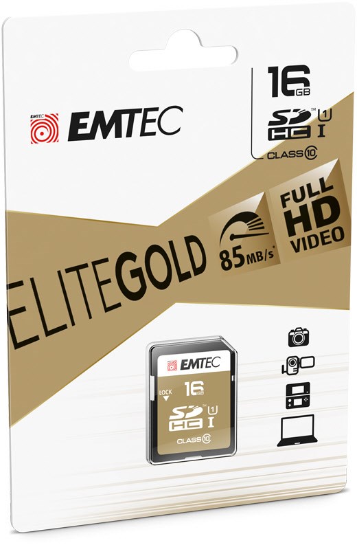 EMTEC SDHC Class 10 EliteGold (16GB) Speicherkarte | EURONICS