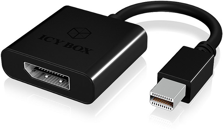 ICY BOX IB-AC540 Mini DisplayPort > Adapter schwarz | EURONICS