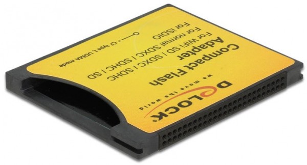 Delock Compact Flash Adapter für iSDIO (WiFi SD) / SDHC / SDXC | EURONICS