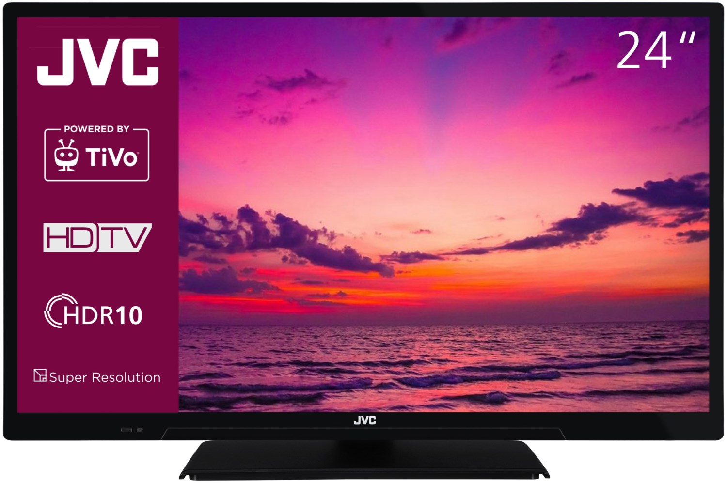 JVC LT-24VH5355 60 cm (24") LCD-TV mit LED-Technik schwarz | EURONICS