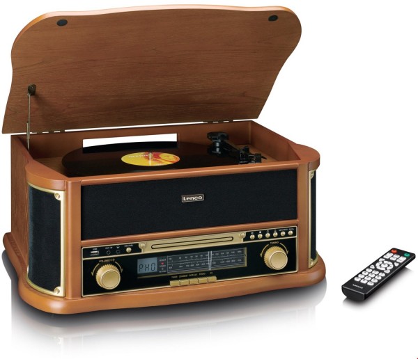 Lenco TCD-2551WD Hifi-System holz | EURONICS