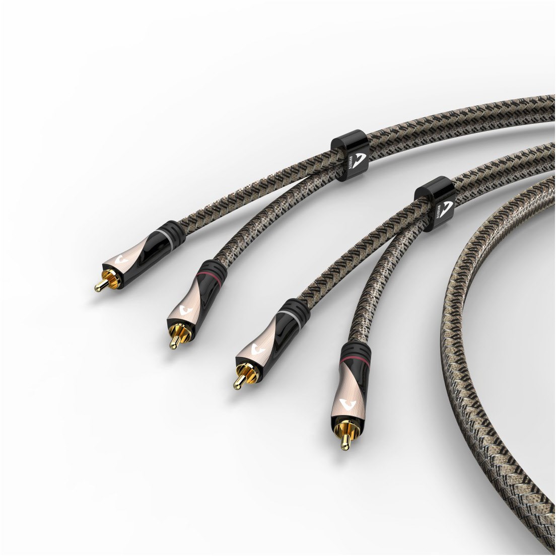 AVinity Audio-Kabel (0,5m) 2 Cinch-Stecker>2 Cinch-Stecker braun | EURONICS