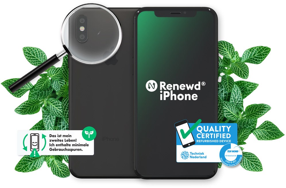 Renewd iPhone XS (64GB) Renewd Smartphone spacegrau | EURONICS