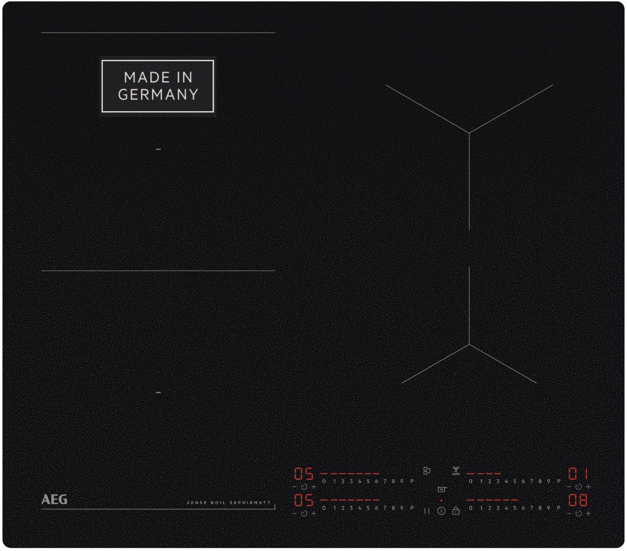 AEG TI64IB1BIZ Autark-Induktionskochfeld saphir matt | EURONICS