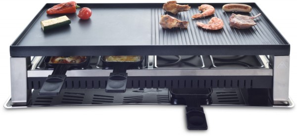 Solis Table Grill 5 in 1 Typ 791 Raclette schwarz/silber | EURONICS