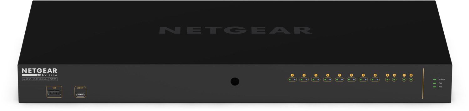 Netgear GSM4212PX 12-Port Gigabit Ethernet Switch | EURONICS