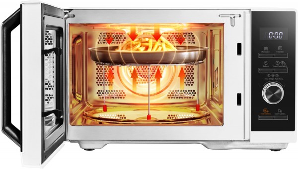 Toshiba MW3-SAC23SF(WH) Kombi-Mikrowelle schwarz/weiss | EURONICS