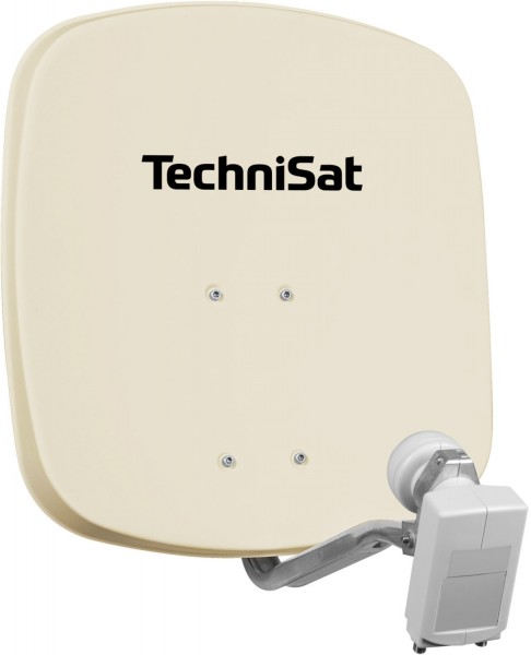 TechniSat DigiDish 45 Universal-Twin-LNB Satellitenantenne beige | EURONICS