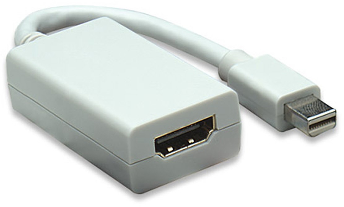 Manhattan Mini-DisplayPort Adapter Mini-DisplayPort>HDMI St/Bu weiß ...