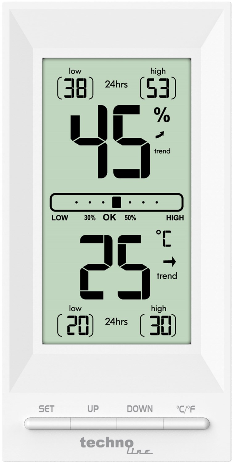 Technoline WS 9129 Thermometer-Hygrometer weiß | EURONICS