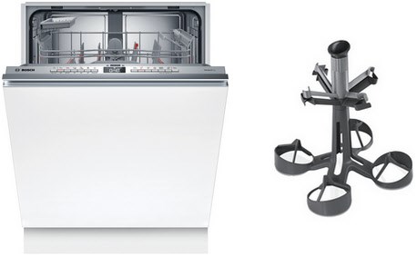 Bosch MKSMV1MXTB Vollintegrierbarer 60 cm Geschirrspüler bestehend aus ...